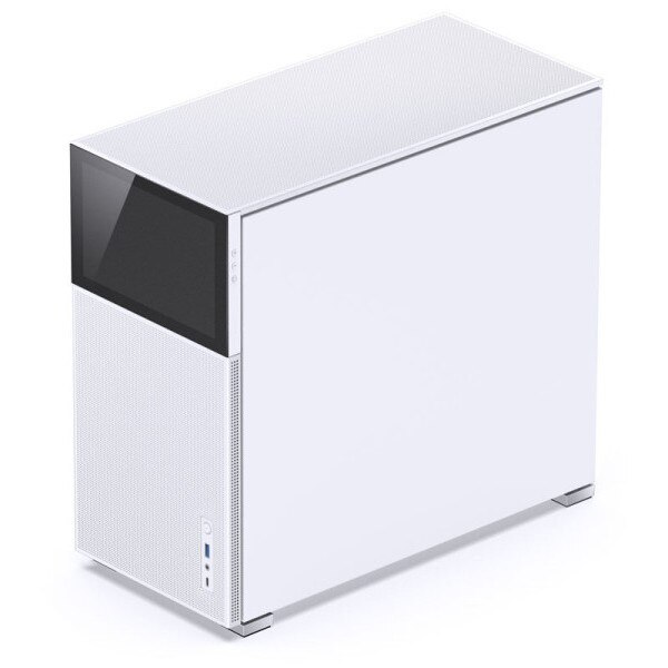 Carcasă Jonsbo D41 MESH SCREEN White ATX mid-tower, ecran TFT de 8 ...