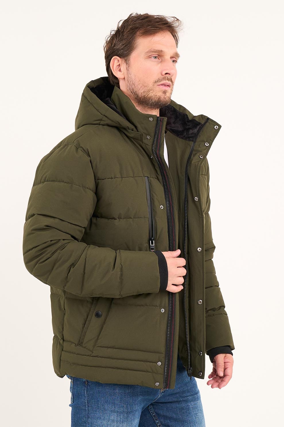 Lee Cooper, Geaca matlasata cu vatelina - eMAG.ro