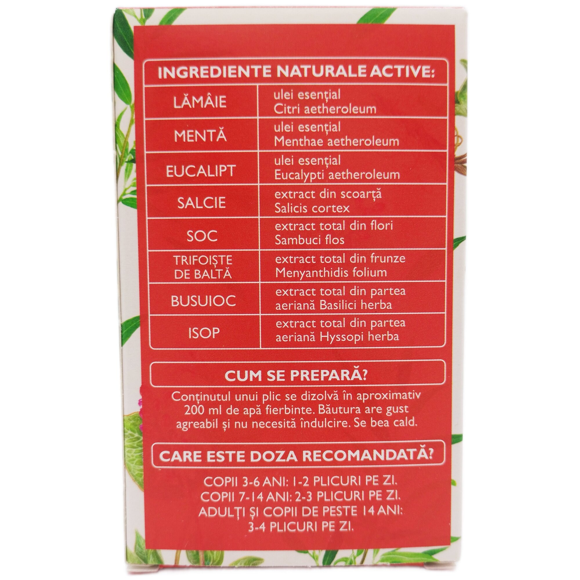 Hapciu Raceala si Gripa, pulbere instant, 12 plicuri x 5g, fara zahar ...