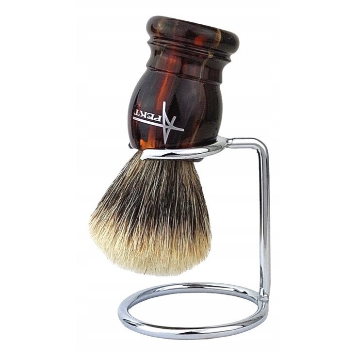 Set Pamatuf Barbierit Apekt cu Par de Bursuc Fine, Culoare Chihlimbar ...