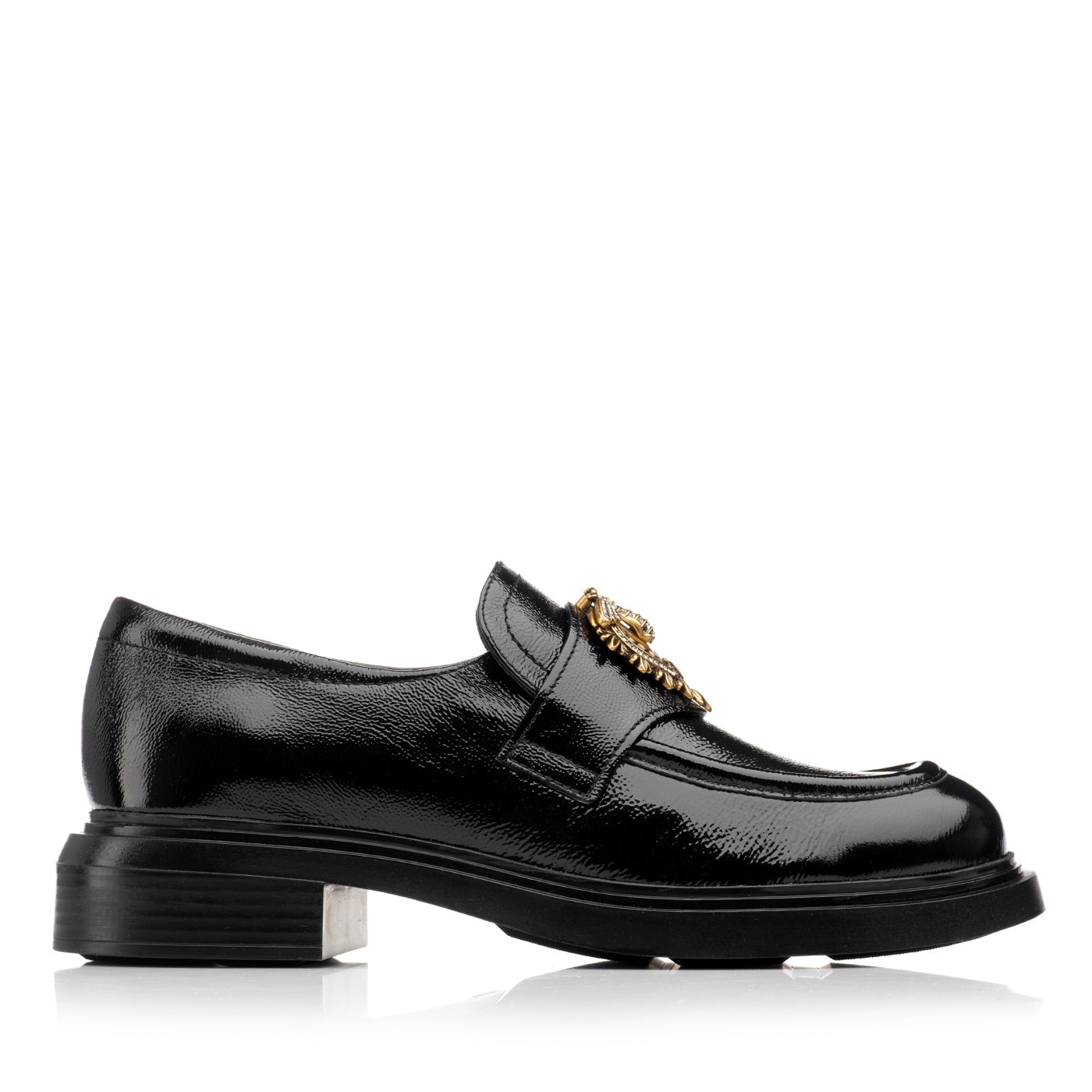 Pantofi dama, Musette, NEW CAMILLA A241, Piele lacuita, Negru - eMAG.ro
