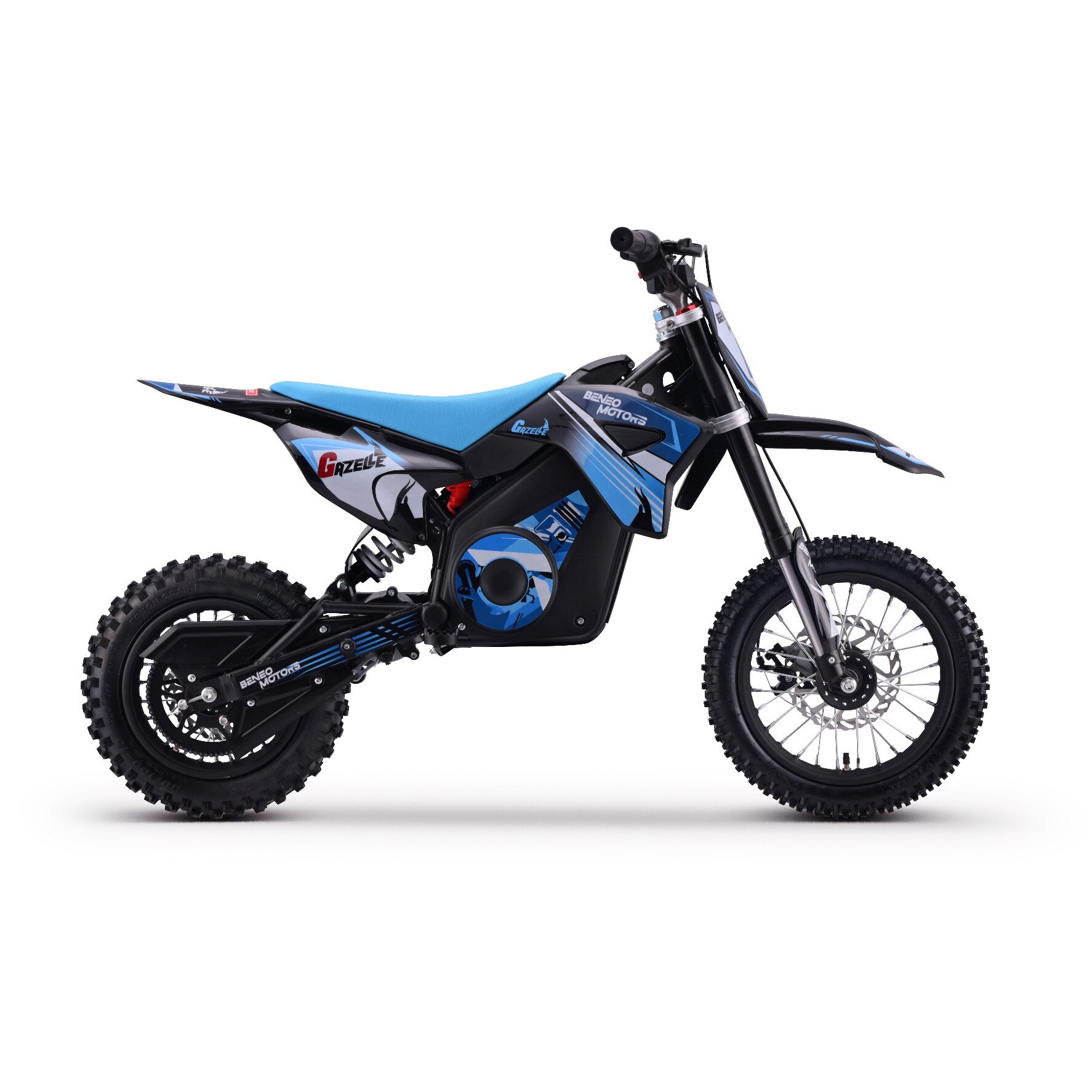 Motocross electric pentru copii Motors Gazelle Albastru - 1000W - eMAG.ro