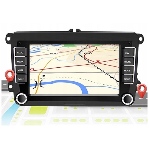 Rádió navigáció Android 13 2 DIN 7", Bluetooth, 2xUSB, 64GB, Volkswagen ...