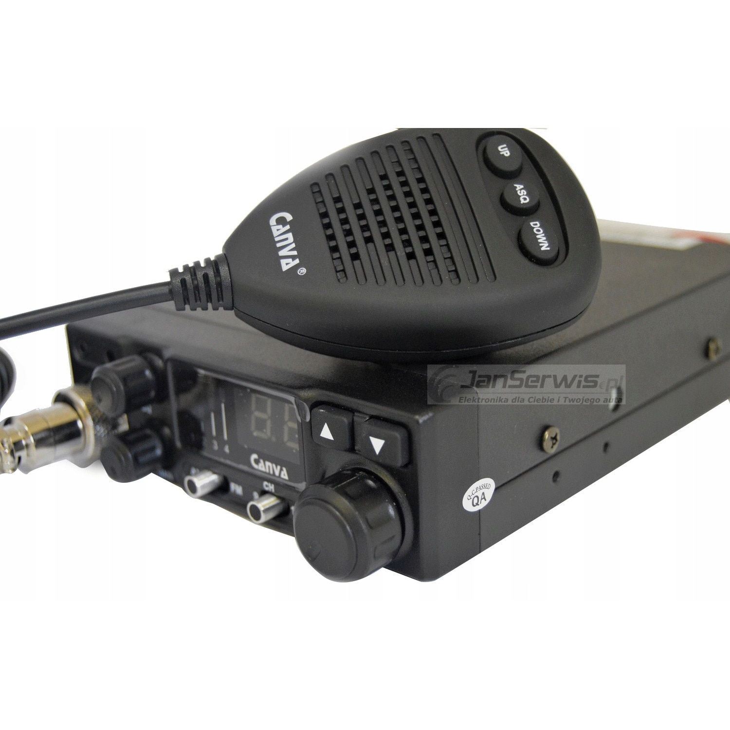 Radio CB CANVA 520 ASQ AM/FM, 40 canale, dimensiuni 115x152x36 mm - eMAG.ro