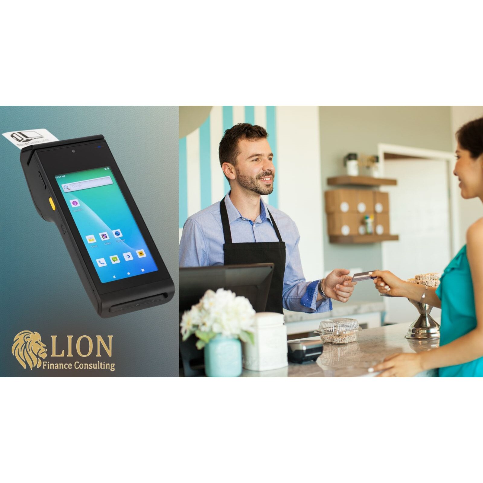 Casa de Marcat Datecs BlueCash 50 (BC50) 4 in 1 cu Android, POS Bancar ...
