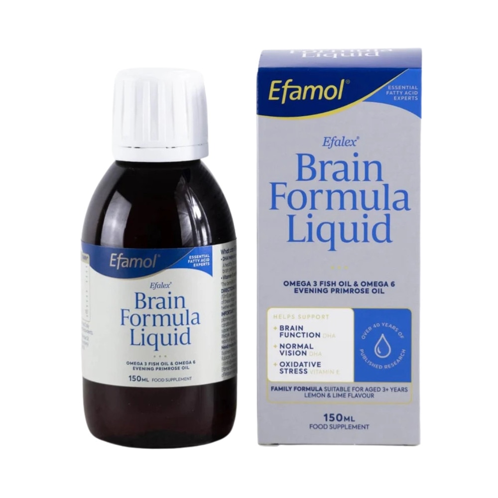Efalex Brain Formula cu DHA, 150ml, Omega 3, Ulei de peste, Protecție ...