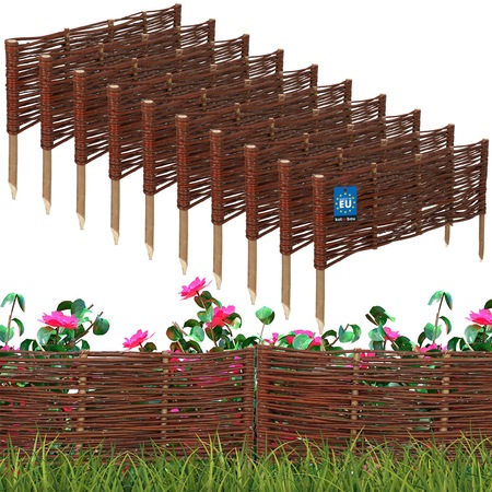 Gardulet din rachita, KOTARBAU, set 10 bucati, 60x20cm, natural - eMAG.ro