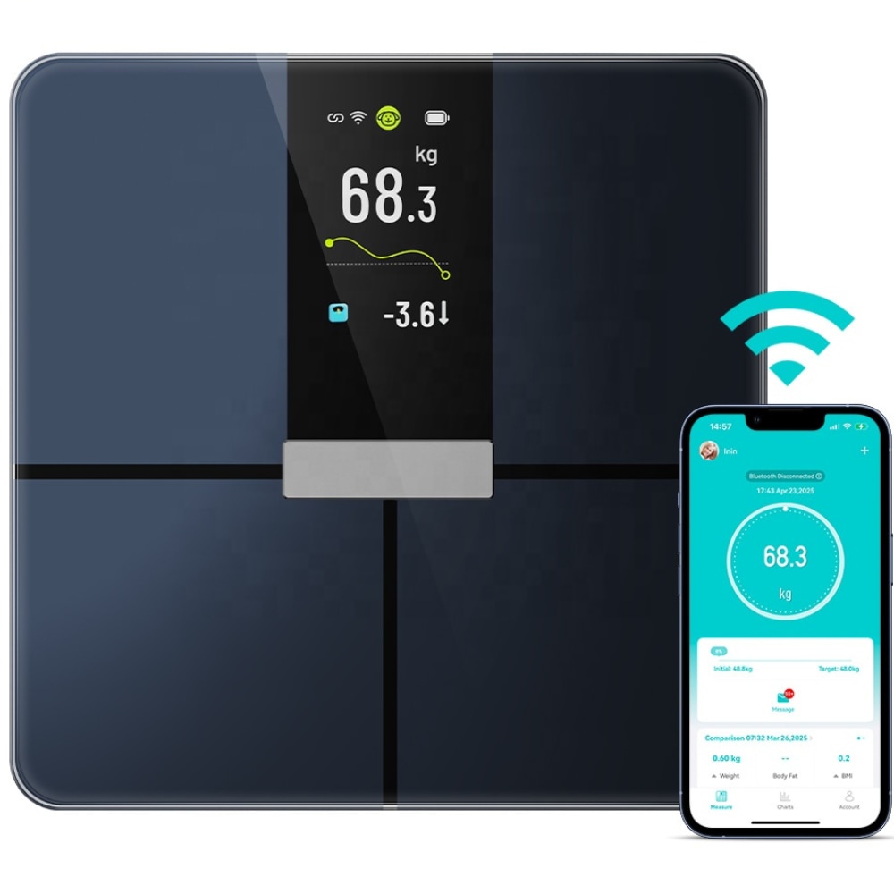 Cantar inteligent Zefini™ Smart, Wi-Fi & Bluetooth, 22 indici Analiza ...