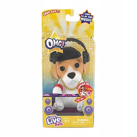 Plus Pet DJ Little Live Pets - Catelus Interactiv cu Sunete - eMAG.ro