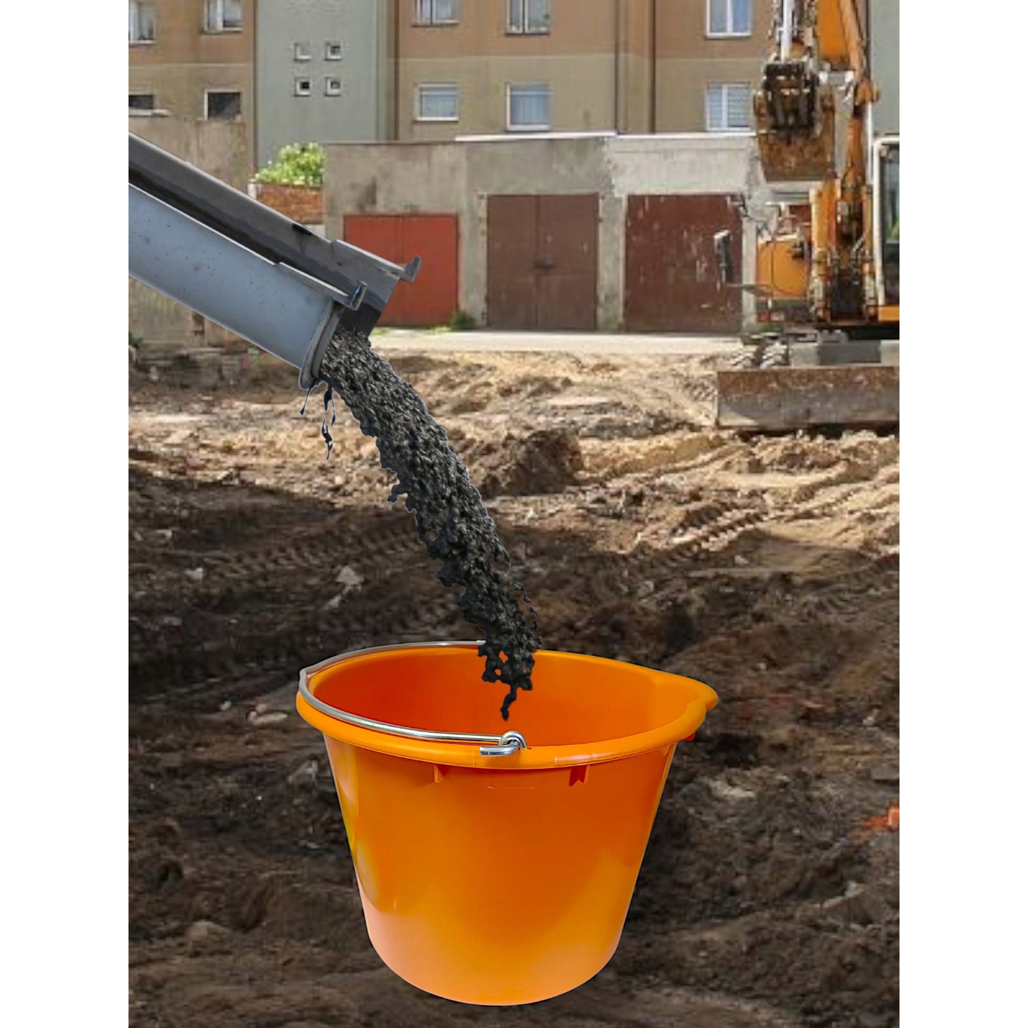 Кофа за строителство 20L Extra Strong, Капацитет 40 кг, С фуния - eMAG.bg