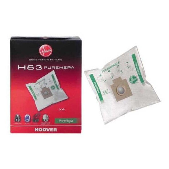 Set de saci aspirator CANDY/HOOVER H63 35600536 PureHEPA (X4) - eMAG.ro
