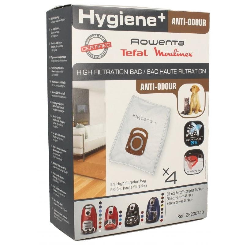 Saci Aspirator Rowenta Original si GROUPE SEB Hygiene+ - Pachet de 4 ...