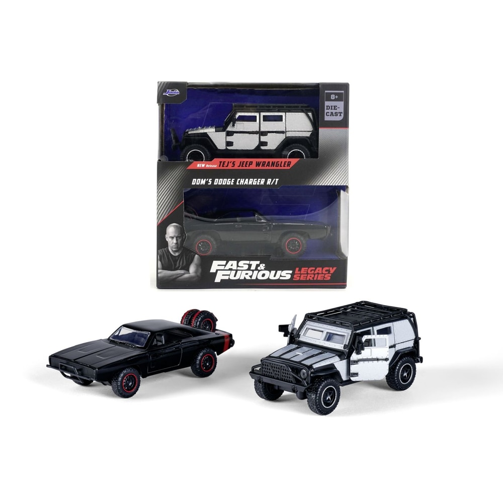 Set 2 Masini metalice Jada Fast And Furious Seria Legacy Jeep Wrangler ...