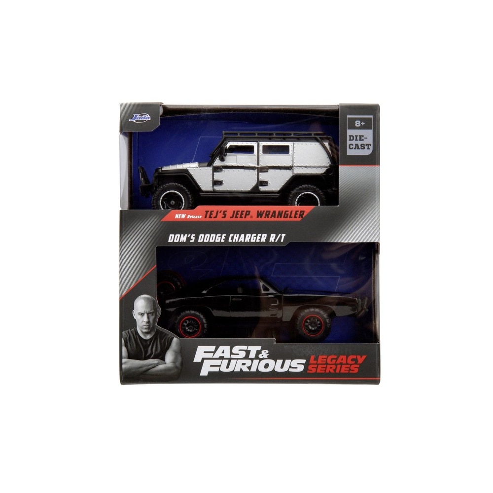 Set 2 Masini metalice Jada Fast And Furious Seria Legacy Jeep Wrangler ...