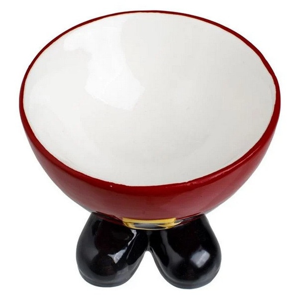 Bol Ceramic AB HOMES 270ml, Model Pantaloni Mos Craciun, Ideal pentru ...