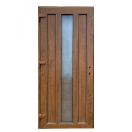 Usa simpla Titan Glass 90x180 - Stejar auriu - eMAG.ro