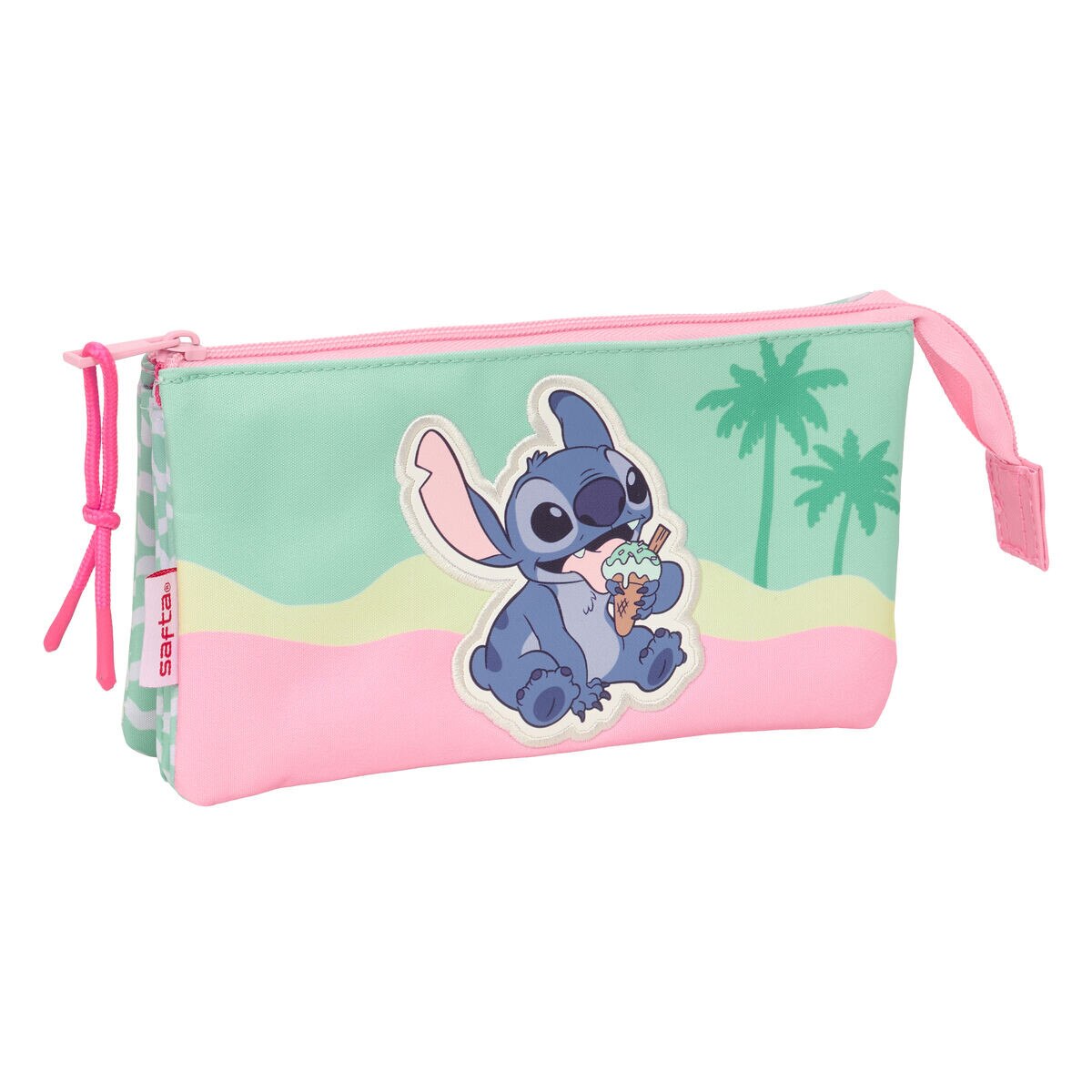 Penar Lilo & Stitch Ice Cream 22 x 12 x 3 cm, roz, 3 compartimente ...