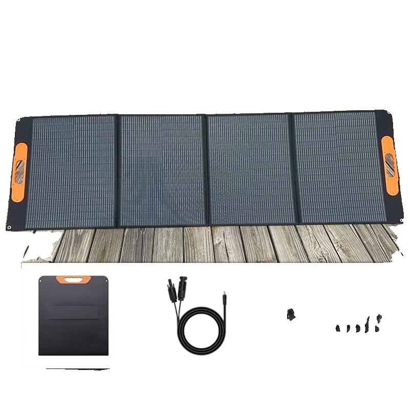 Panou solar 200w, design portabil, 4 panouri, flexibil, pliabil - eMAG.ro