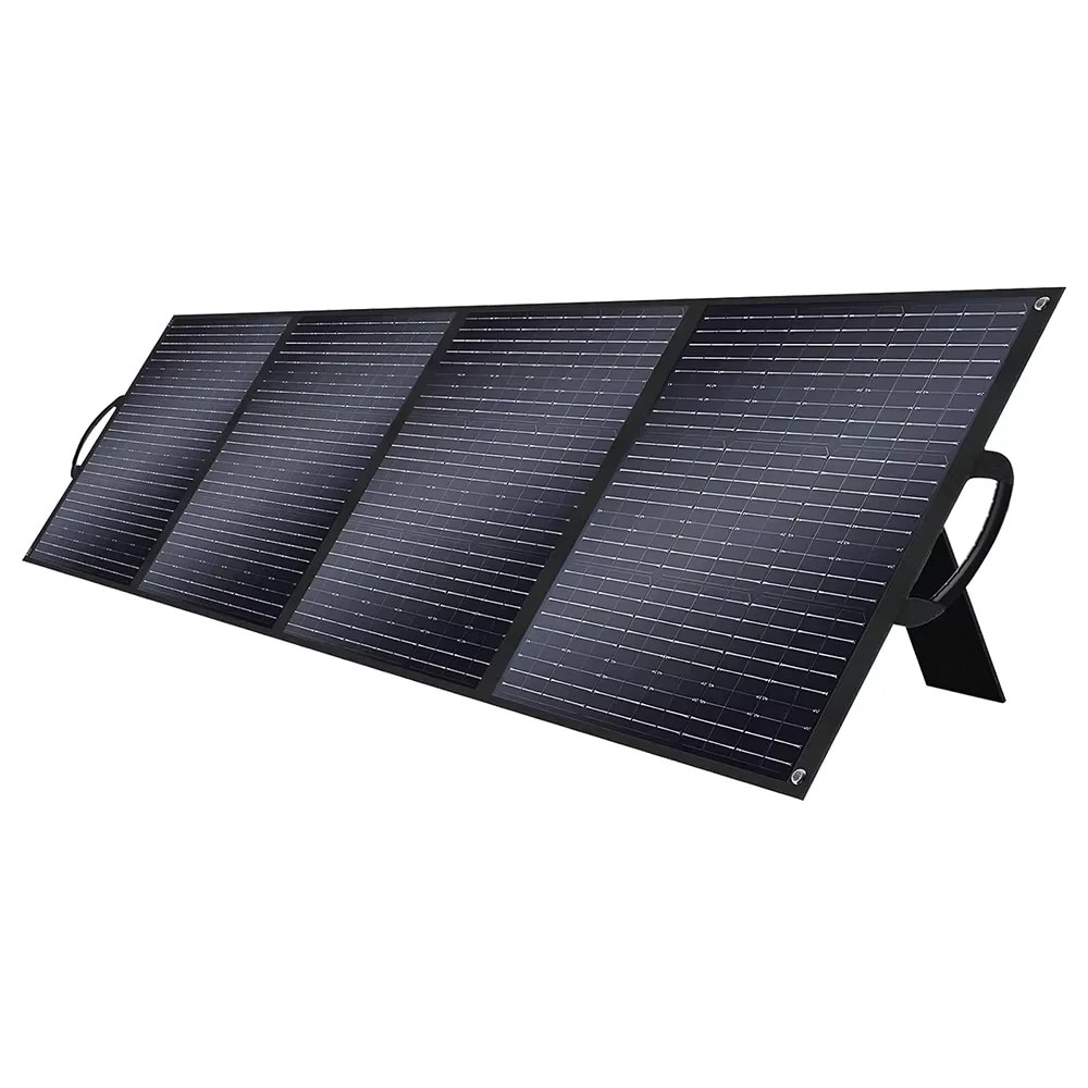 Panou solar, 200W, design pliabil, 58x172x3cm, 4 panouri, 18V - eMAG.ro