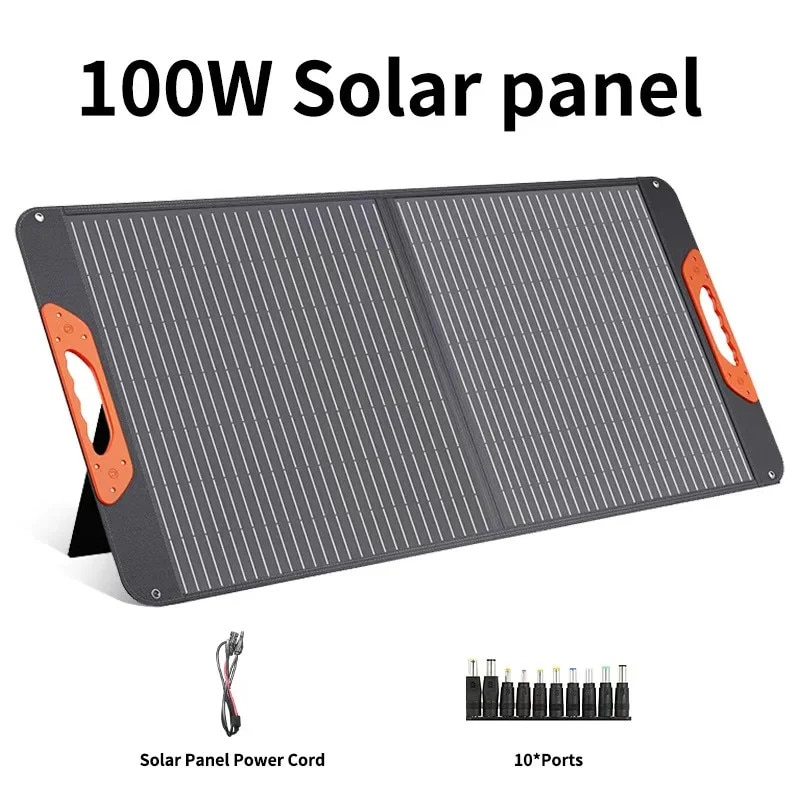 Panou solar pliabil 100W, solutie de energie portabila, design durabil ...