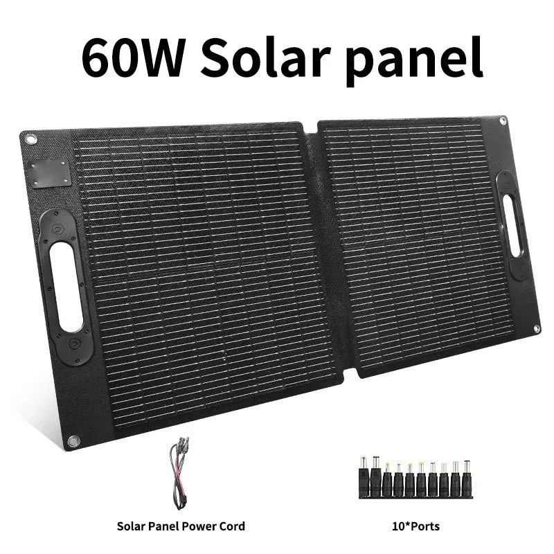Panou solar 60W, design pliabil, eficienta ridicata, 4 panouri ...
