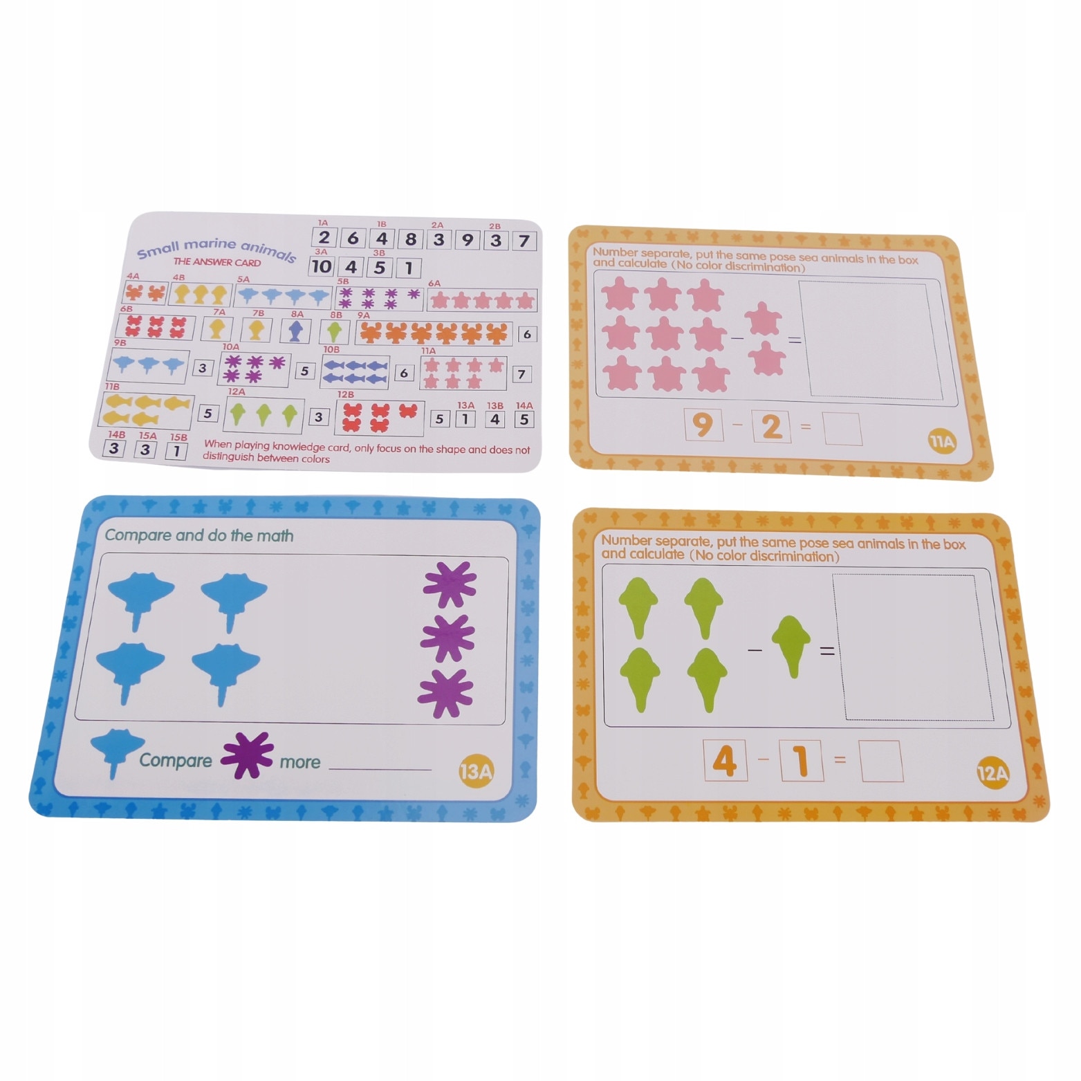 Set Educativ ProNice Numere cu Animale Marine, 3 ani, Plastic, Joc ...
