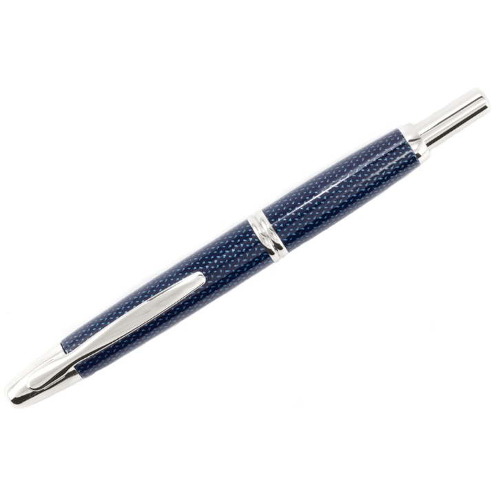 Stilou Capless Rhodium Graphite Albastru Varf Fin - eMAG.ro