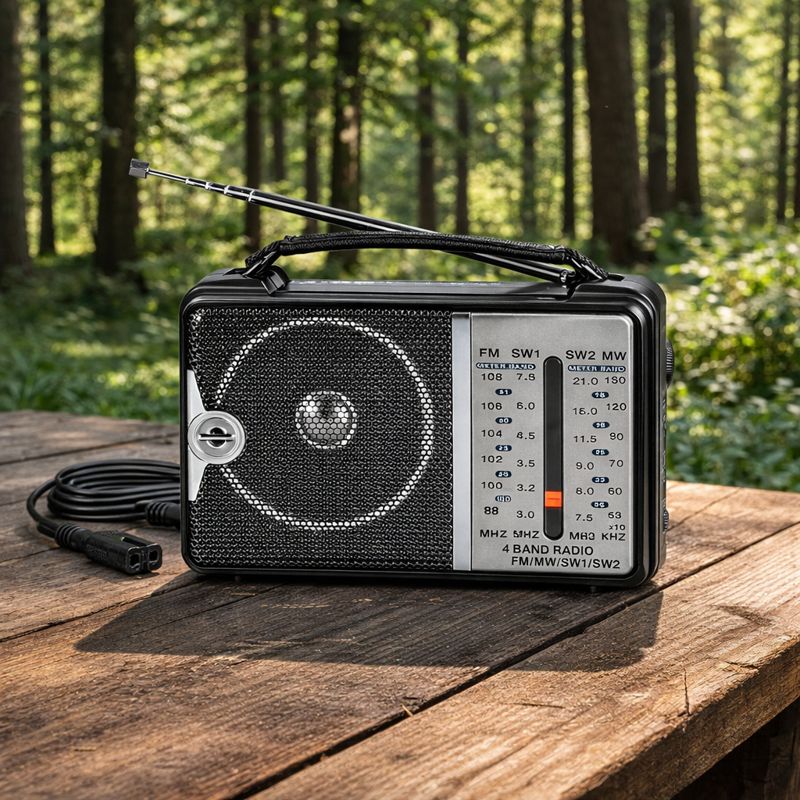 Radio portabil 4 benzi AM/FM/SW1/SW2, FEROTYB, antena telescopica ...