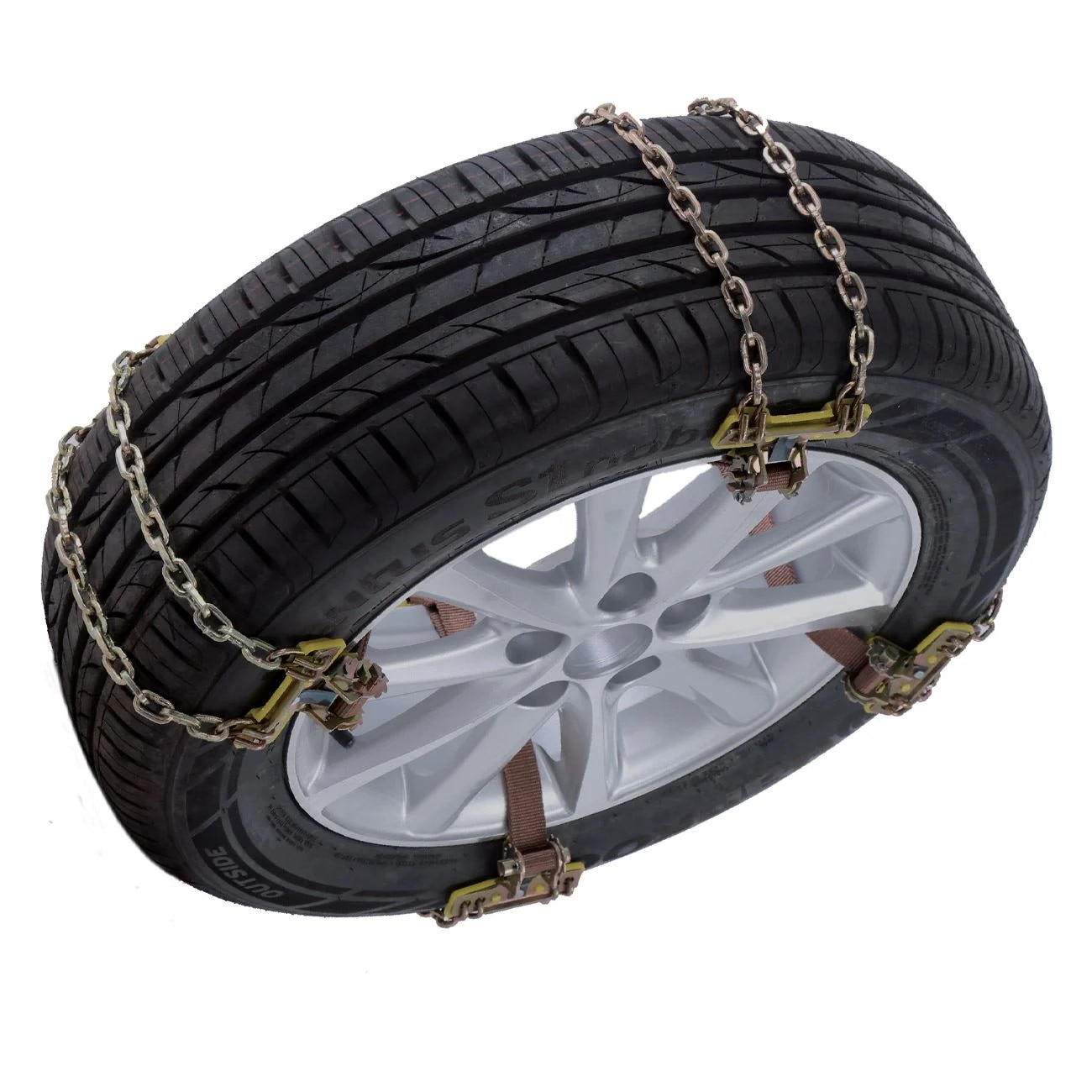 Set 8 Lanturi Duble Antiderapante Anvelope Auto 185-265mm Otel Iarna ...