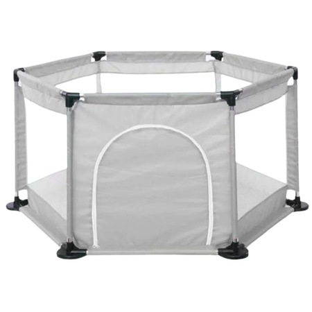 Tarc/loc de joaca pentru copii, hexagonal, material textil si plasa ...