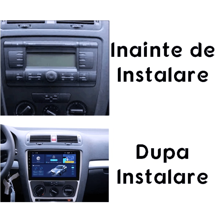 Navigatie dedicata Skoda Octavia 2 2004-2013, Facelift 2009-2013, 4GB ...