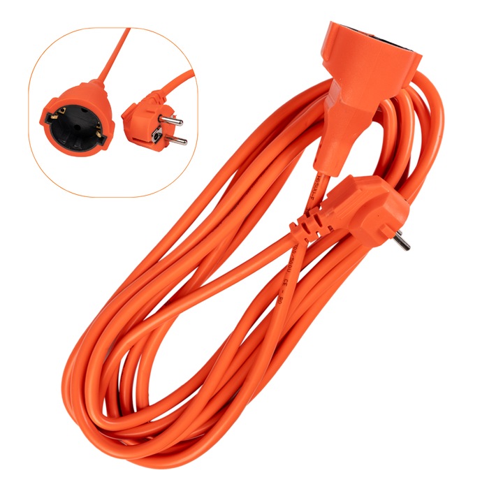 Cablu prelungitor cu stecher 3x2.5 mm², 5 m - COBI SMART® - eMAG.ro