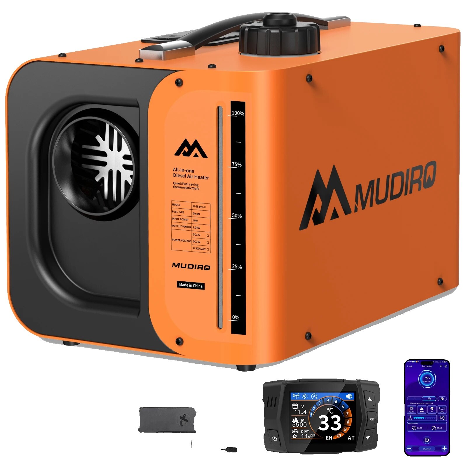 Incalzitor diesel, Mudiro sistem de siguranta CO, compatibilitate multi ...