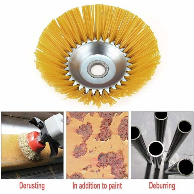 Найлонова четка за трева за косачка, 25,4 мм, абразивен материал ...