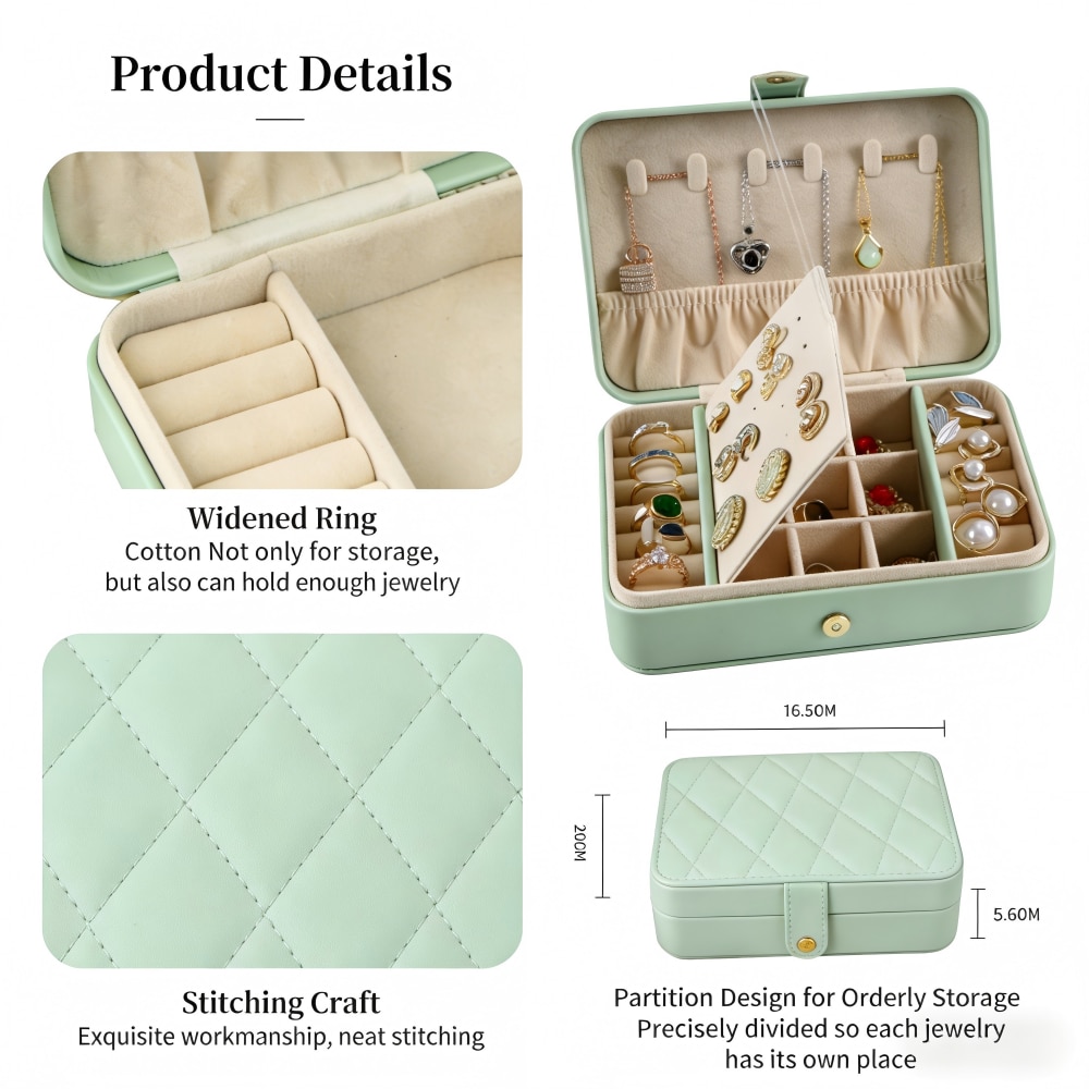 Cutie bijuterii, design crocodil, verde padure, 11.5x9.5x4.5cm ...