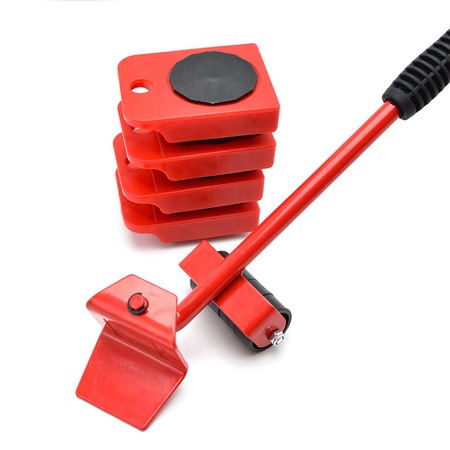 Set ridicator de mobila cu 4 roti, 150 kg, ABS, pentru mutat mobila ...