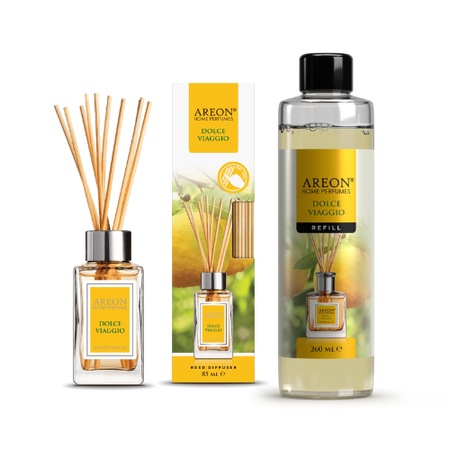 Areon Home Perfume Dolce Viaggio, set odorizant de cameră, 85 ml + 260 ...