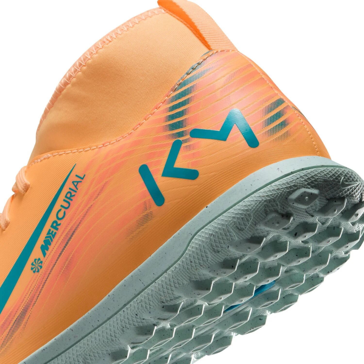 Ghete fotbal Nike Jr Mercurial Superfly 10 Club TF Kylian Mbappe, guler ...