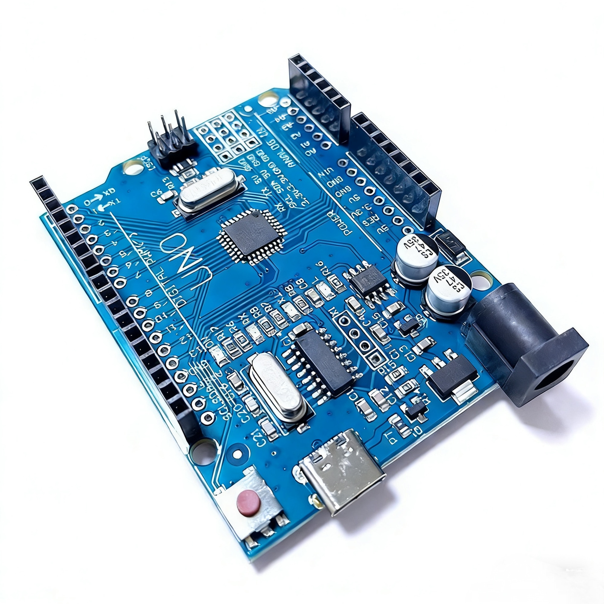 Placa, Uno R3, dezvoltare, Arduino, Compatibil Arduino IDE, ATMEGA328 ...