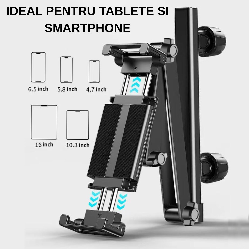 Suport auto de Tableta si Telefon Veltrova pentru tetiera, 4.7-16 inch ...