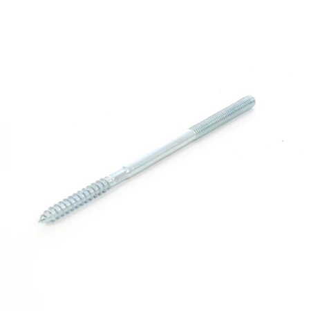 Prezon lemn / metal, din otel, zincat alb, M8 x 160 mm, L45/M50 - SW6 ...