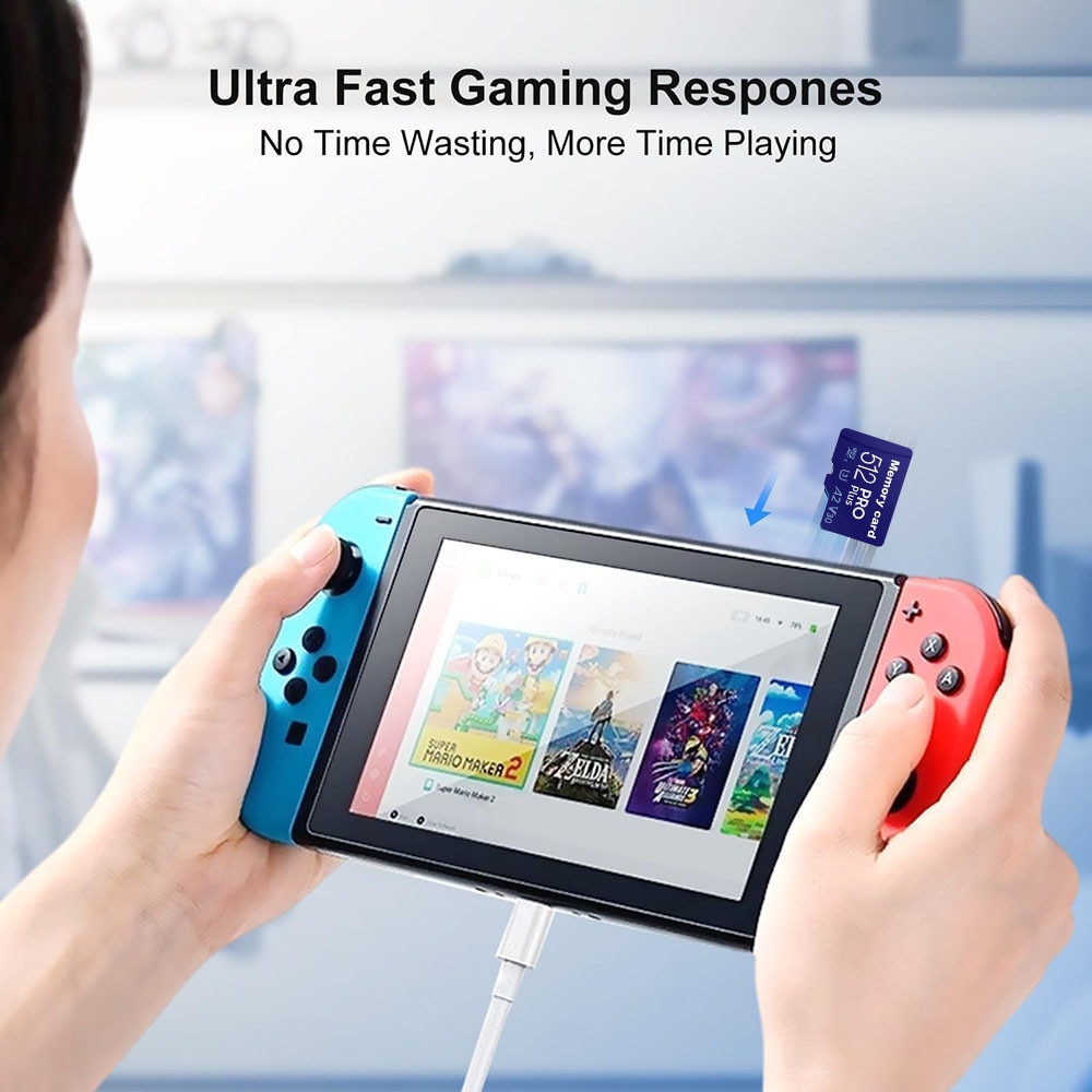 Card micro SDXC 512GB, U3, A2, 100MB/s, cu adaptor SD - eMAG.ro