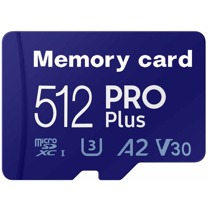 Card micro SDXC 512GB, U3, A2, 100MB/s, cu adaptor SD - eMAG.ro