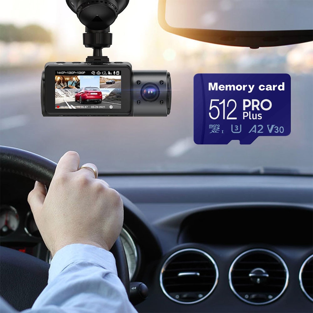 Card micro SDXC 512GB, U3, A2, 100MB/s, cu adaptor SD - eMAG.ro