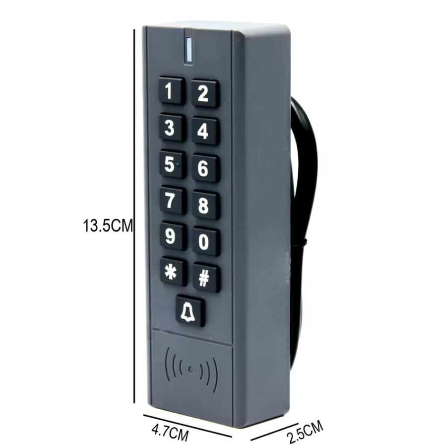 Tastatura control acces RFID 125kHz cu tastatura PIN, IP67, 3000 ...