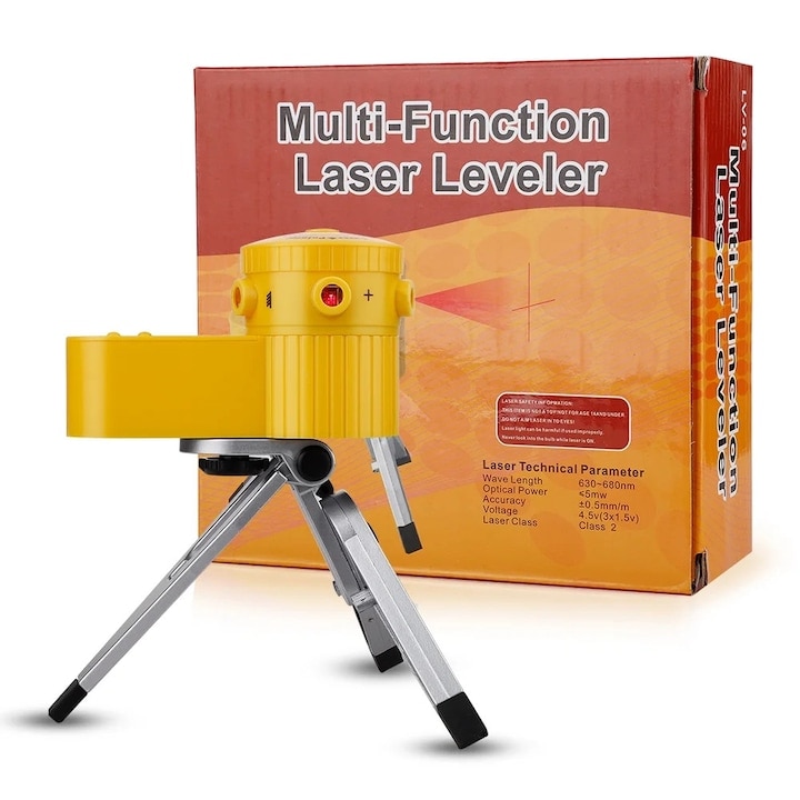 Nivela laser SoSar® cu trepied, linie verticala de mare precizie, Clasa ...