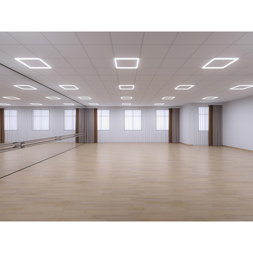 Panou LED 60x60 cm, LEDIGANT, 40W Tip Rama, lumina rece 6500k, Ideal ...