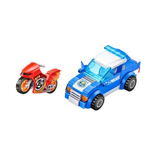 Set constructii ZURU MAX, Police Adventure, 125 Piese, Recomandat 6 ani ...