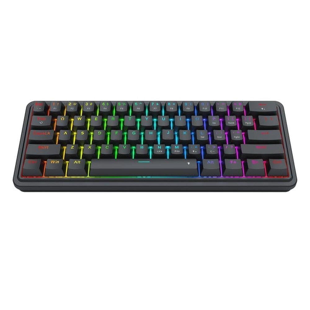 Tastatura gaming mecanica cu fir Redragon Ironguard, Iluminare RGB ...
