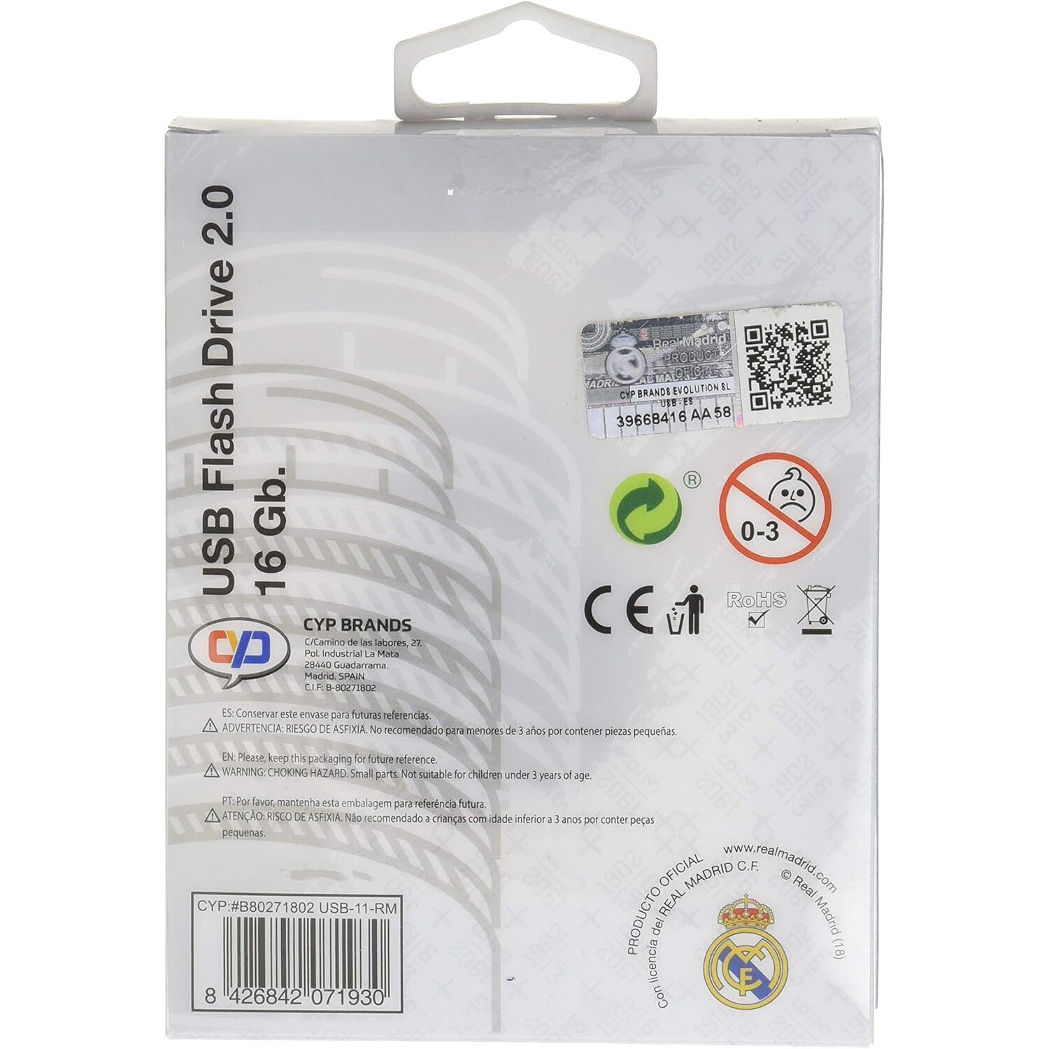 Stick USB 16GB Oficial Real Madrid CF - Emblema de design - eMAG.ro